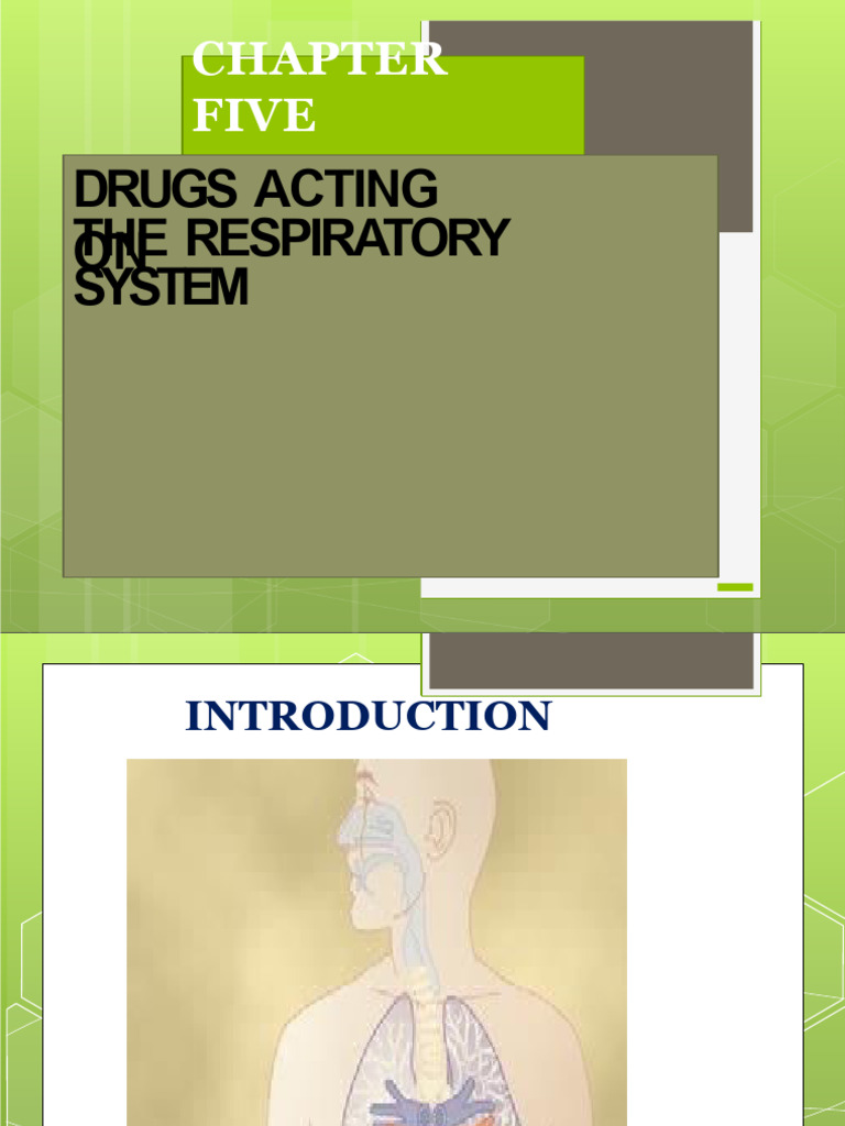 RPharmacology of Respiratory System Ns | Download Free PDF | Chronic ...
