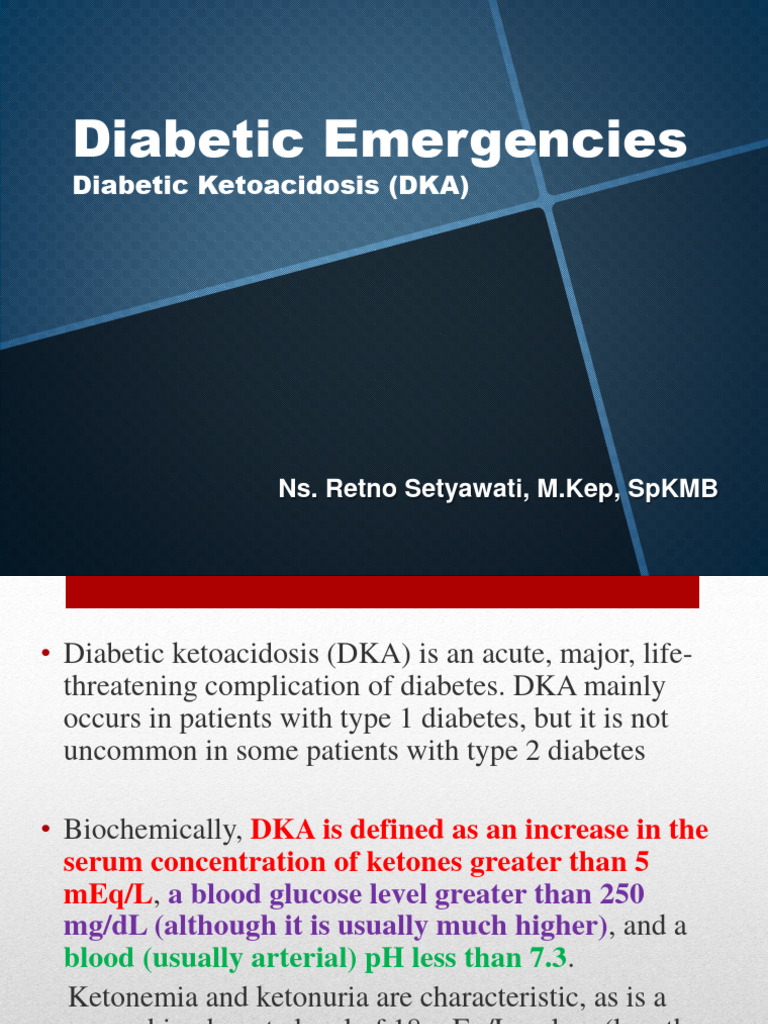 Diabetic Ketoacidosis Guide for Nurses | PDF | Self-Improvement ...