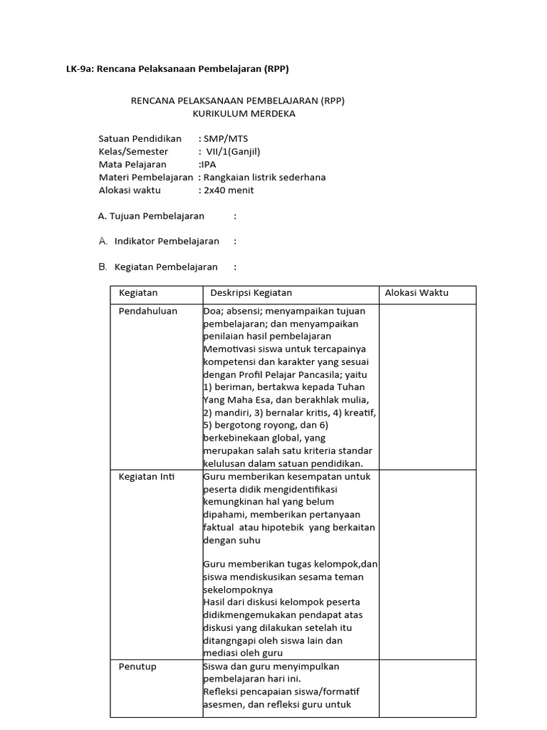 Modul Ajar Nuriah Nasution | PDF | Karier & Perkembangan | Sains & Matematika