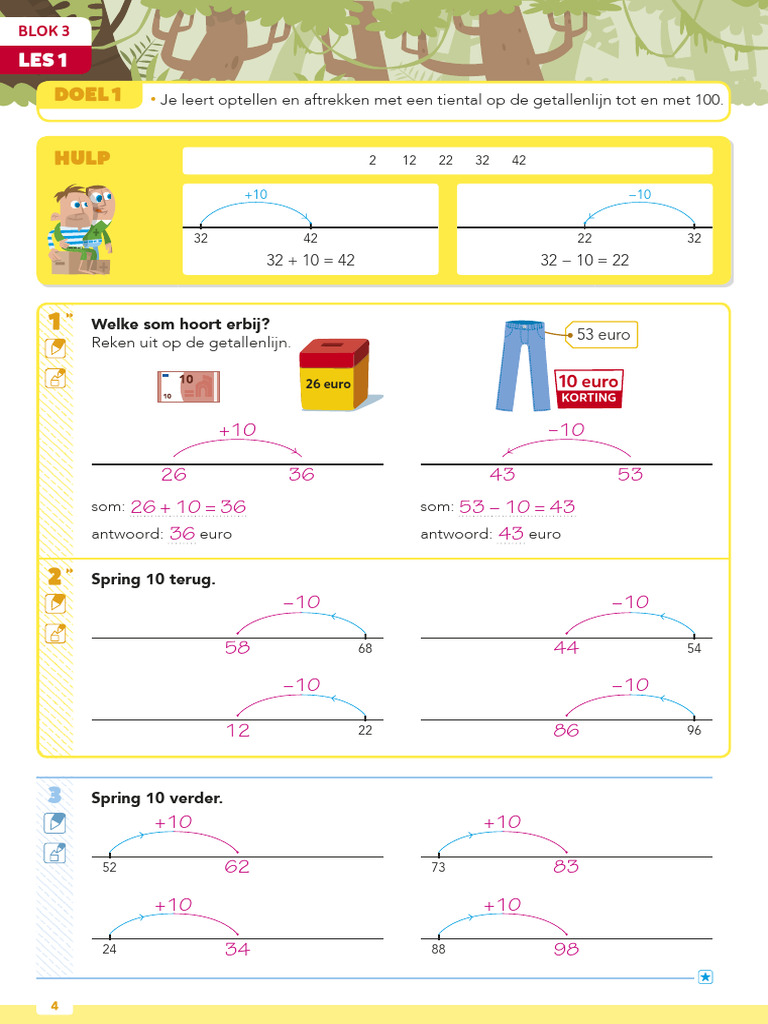 PP4 Groep 4 Antwoordenboek Werkboek Blok 3 | PDF