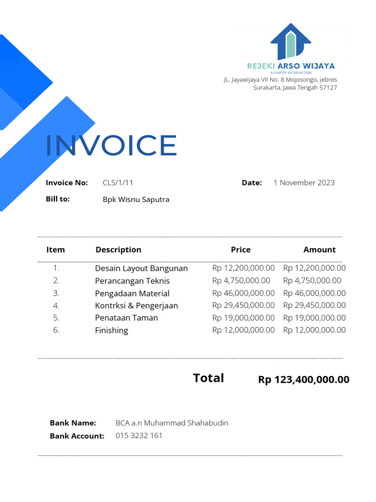 Invoice Pak Wisnu | PDF