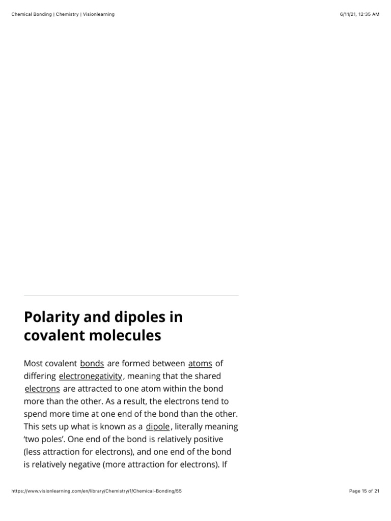 Class Notes 29309 | PDF | Precipitation (Chemistry) | Chemical Polarity