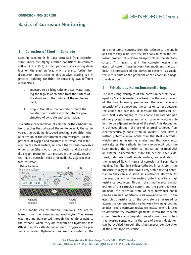 Corrosion Monitoring Essentials | PDF | Home & Garden