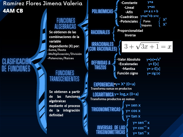 Cuadro Sinóptico de La Clasificación de Las Funciones | PDF