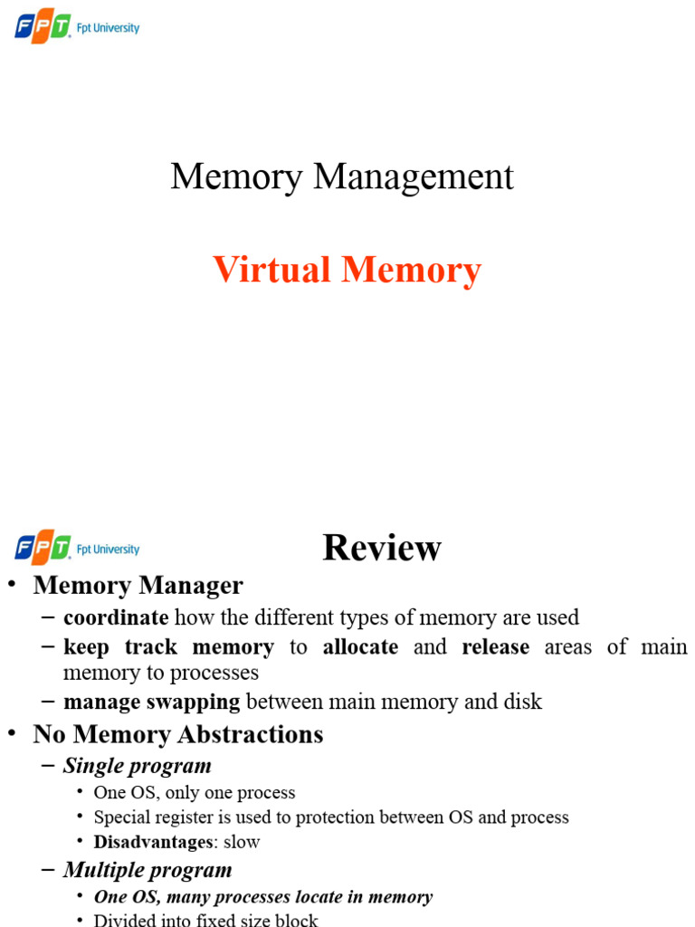 Understanding Virtual Memory Management | PDF