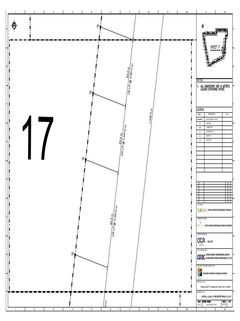 Class-III Perimeter Fence Layout - Section | PDF