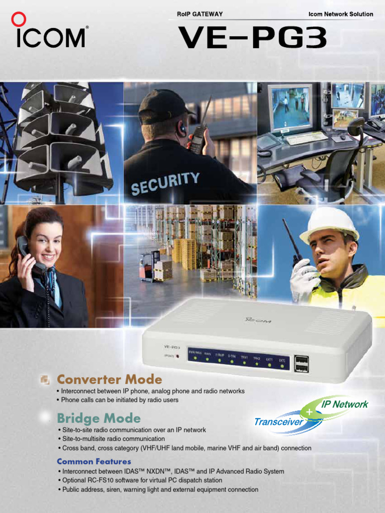 3.8 ROIP - Icom VE-PG3 | PDF | Ip Address | Telephone