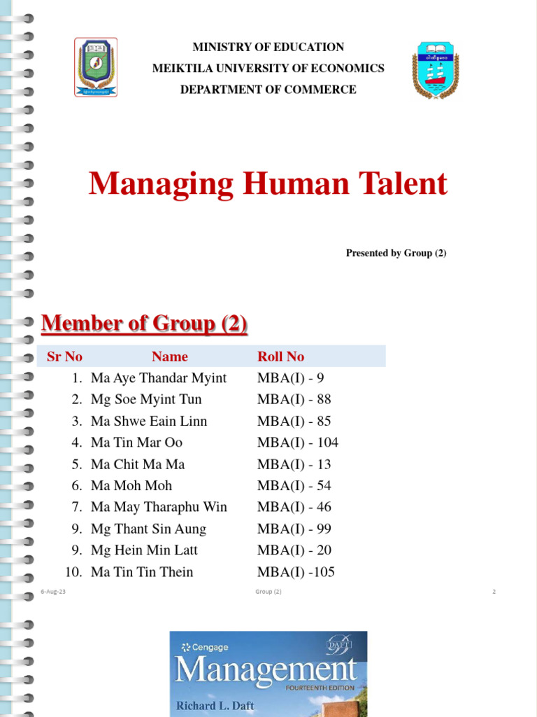 Managing Human Talent | PDF