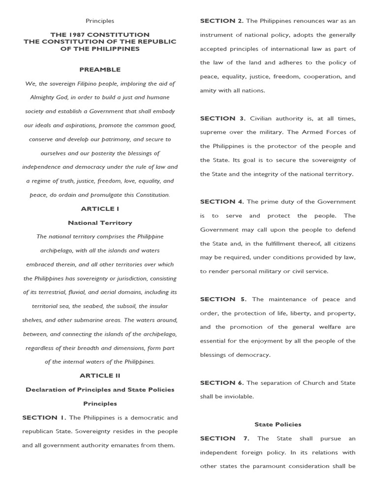 Codal - Phil Consti | PDF