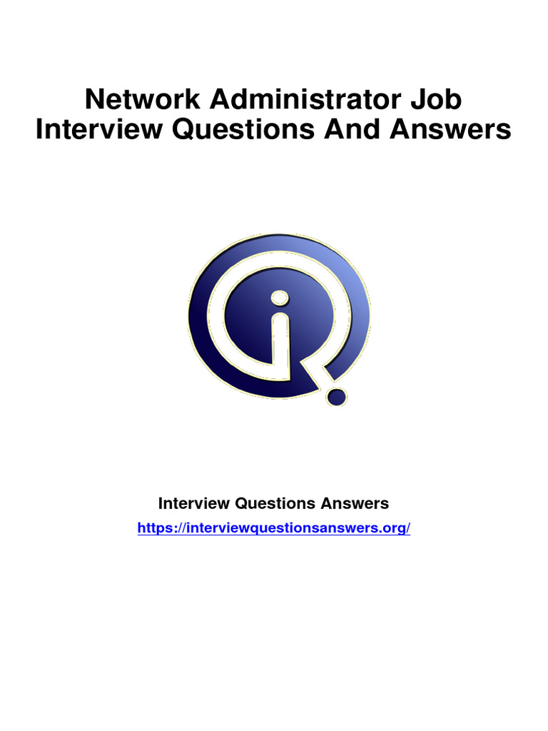 1406 Network Administrator Interview Questions Answers Guide | PDF