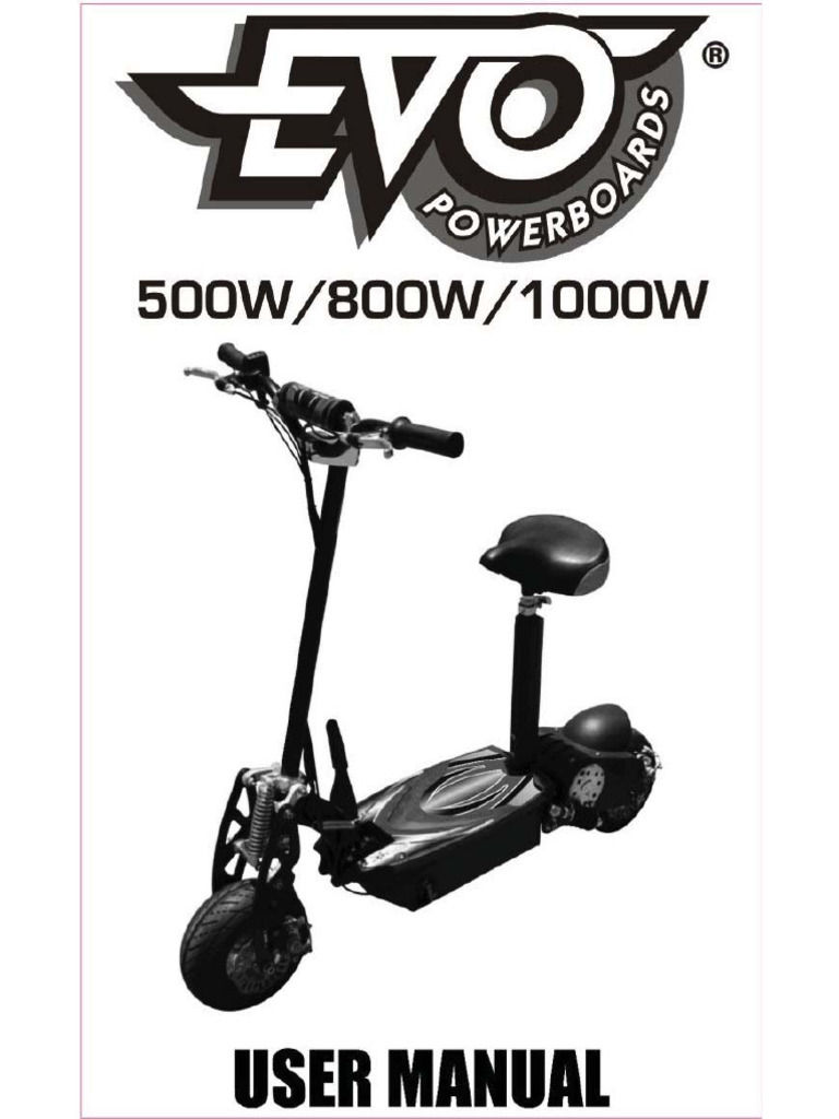 EVO500 1000manual | PDF