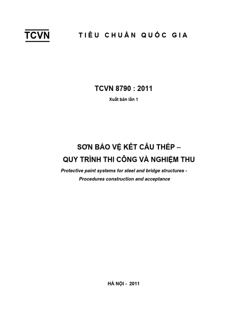 2011 TCVN 8790-2011 (Thiếu) | PDF