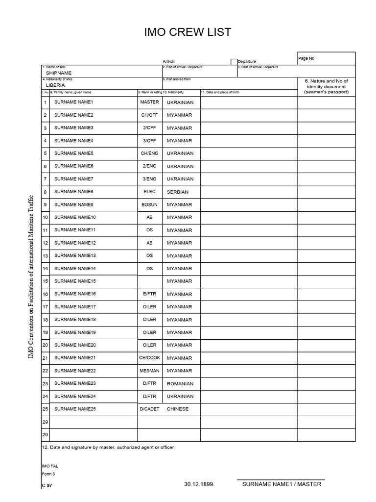 !Musterlist 18.06.11.(With Cabin Cards) - Copy | PDF