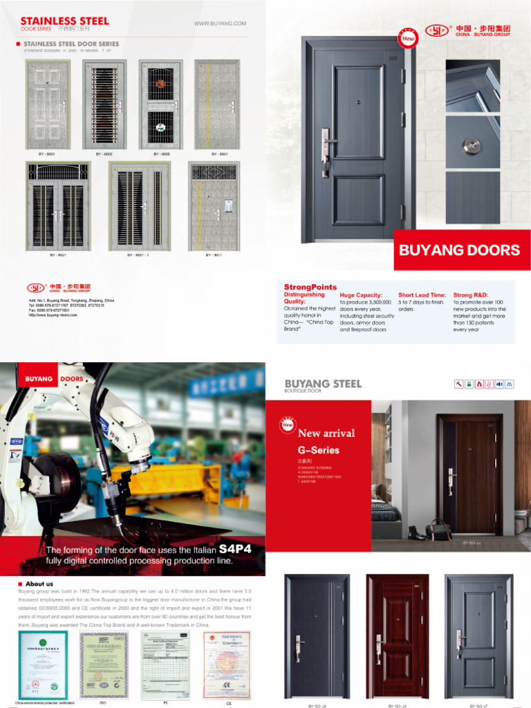 Catalogue BUYANG | PDF