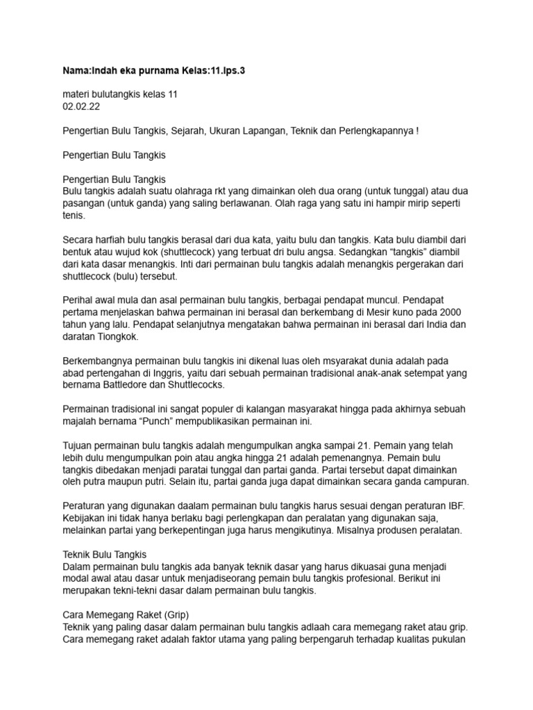 Nama-Indah Eka Purnama nKelas-11.Ips.3 | PDF