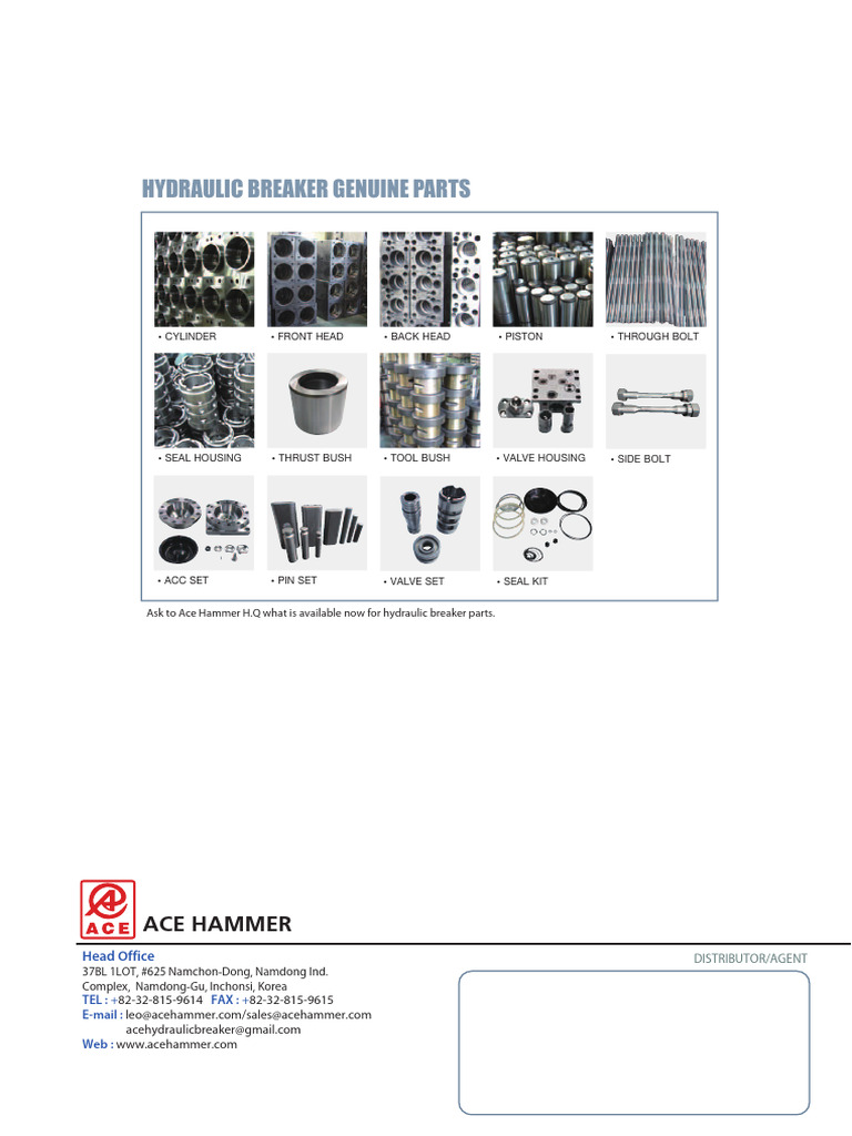 Katalog Ace Hammer Breaker LKP | PDF | Concrete | Pressure