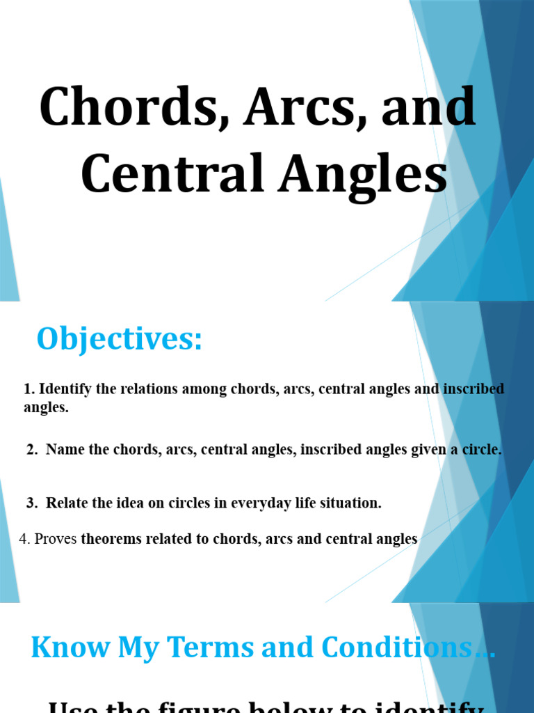G10 Math Q2 - Week 2 - 3 Proves Angles Arcs | PDF | Circle | Geometric Shapes