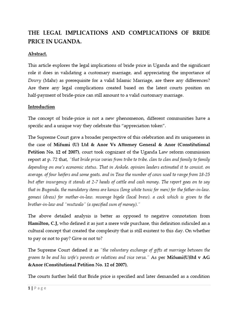The Legal Implications and Complications | PDF