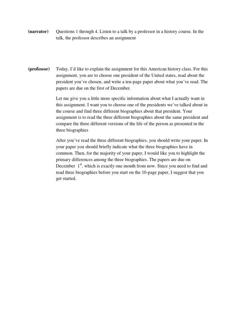 Recording Script Part C 2 | PDF