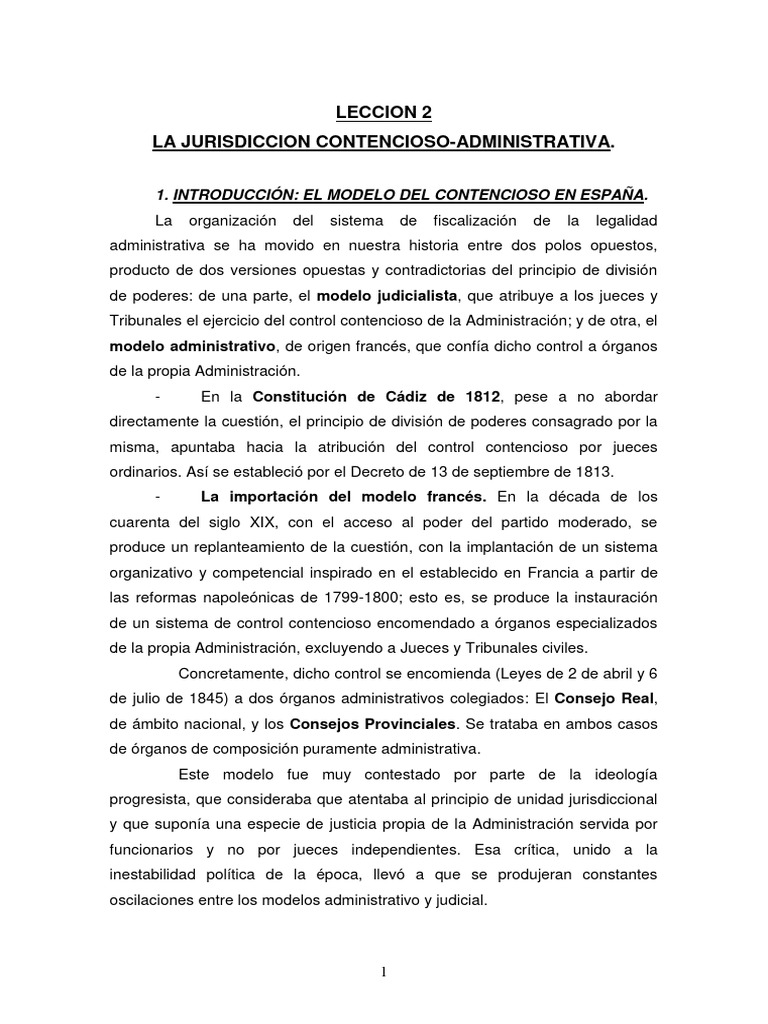 Lección 2 - La Jurisdicción CA (L) | PDF