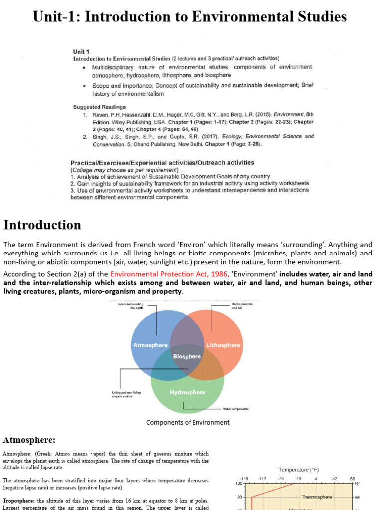Class 1 Unit 1 | PDF