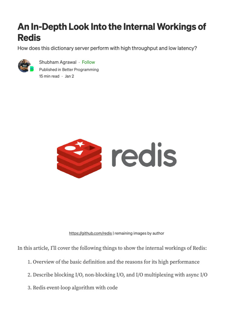 Redis Internals | PDF Redis Internals | PDF