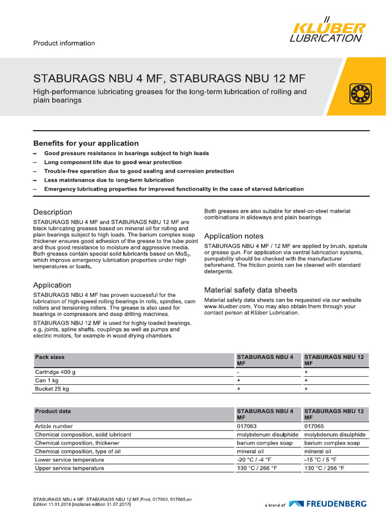 Nbu 4 MF Grease | PDF