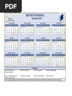 5 Year Calendar | PDF | Academic Term | Secular Holidays