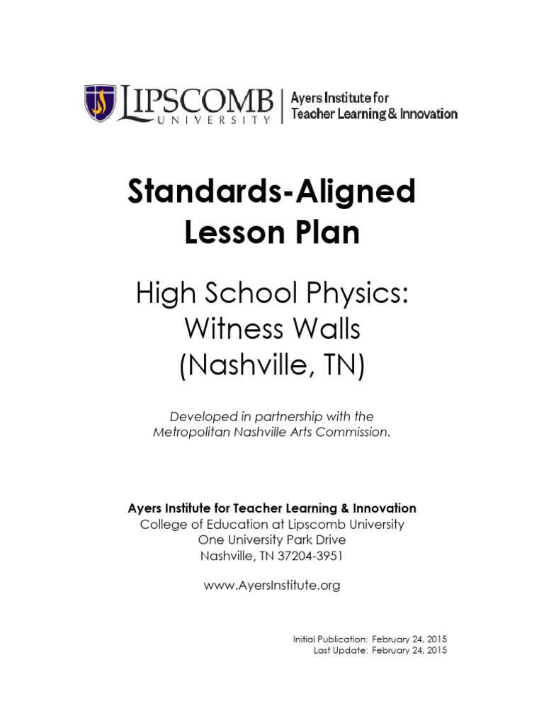 High School Physics Lesson Plan: Optical Illusions | PDF | Mirror | Atomic