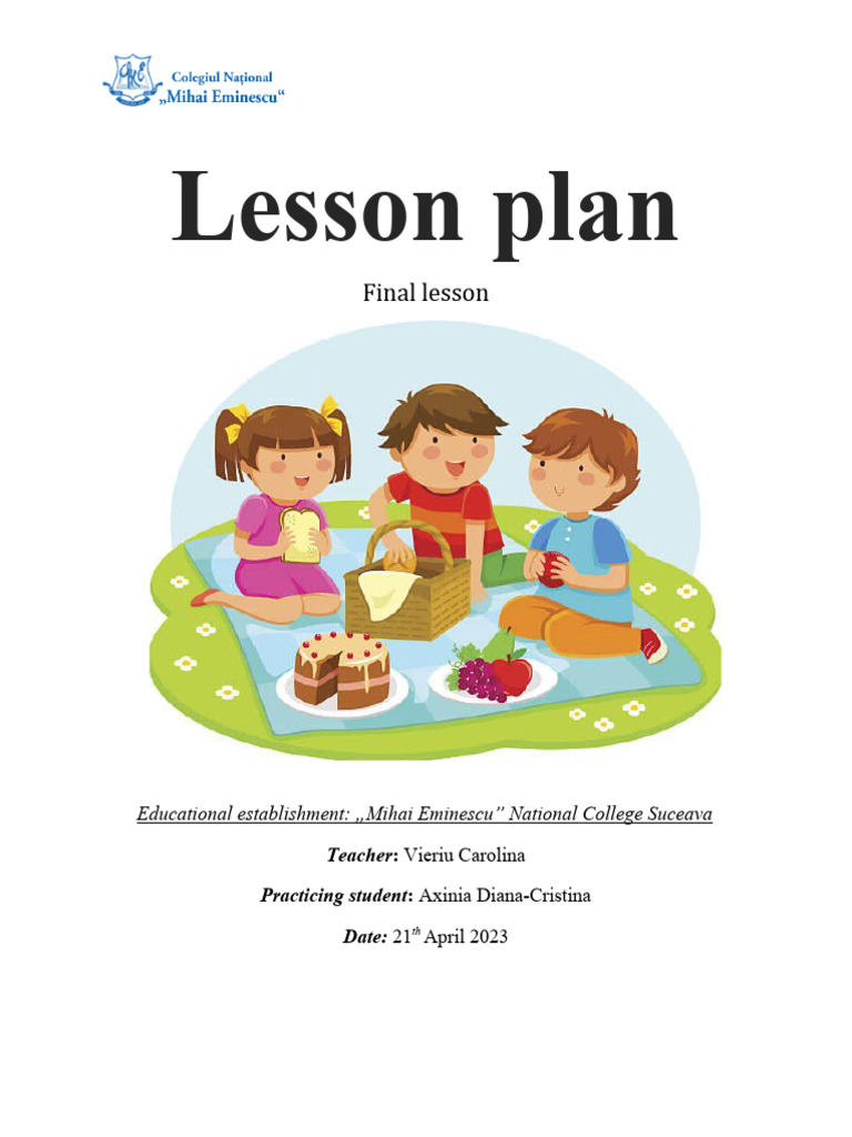 Lunchtime, Lesson Plan | PDF | Learning | Human Communication