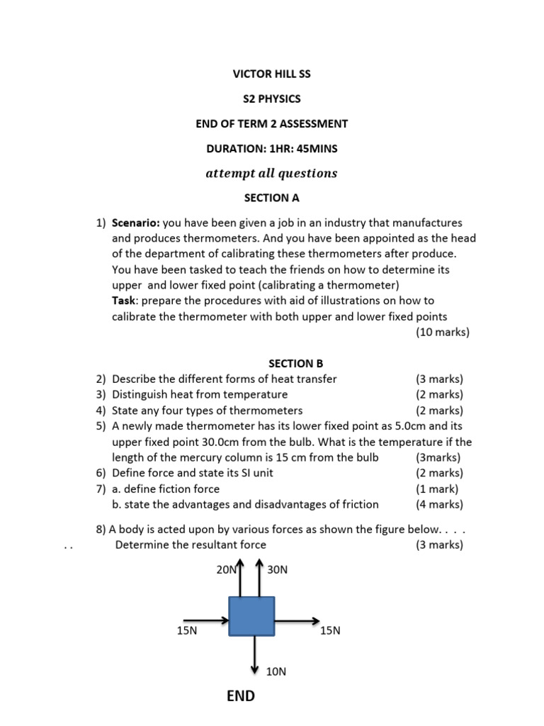 S2 End Phy - 114446 | PDF