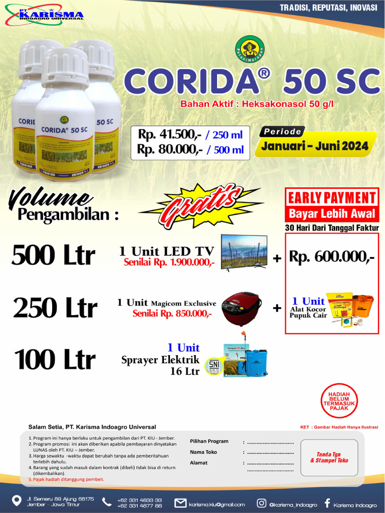 Corida 50 SC 0124 - 0624 | PDF