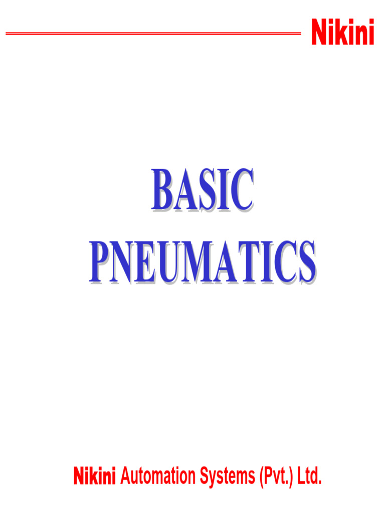 Basic Pneumatics | PDF | Valve | Actuator