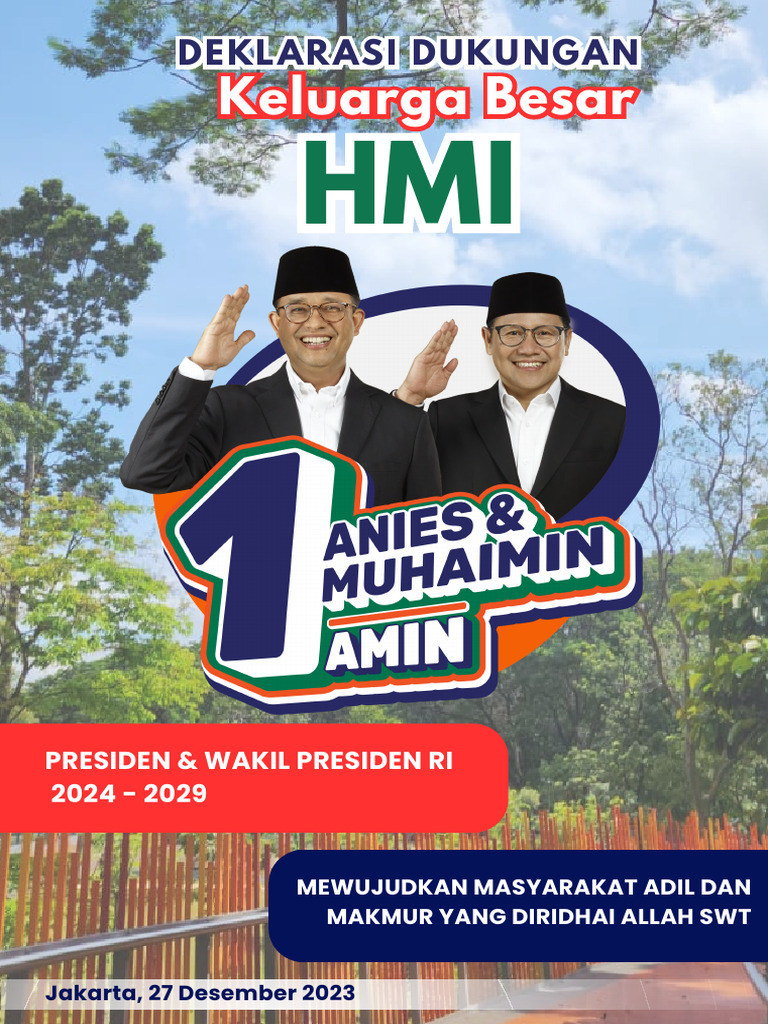 Deklarator Dukungan KB HMI - AMIN | PDF