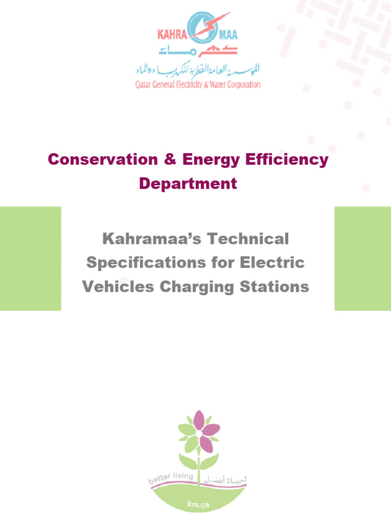 EV Chargers Technical Specifications | PDF | Manufactured Goods ...
