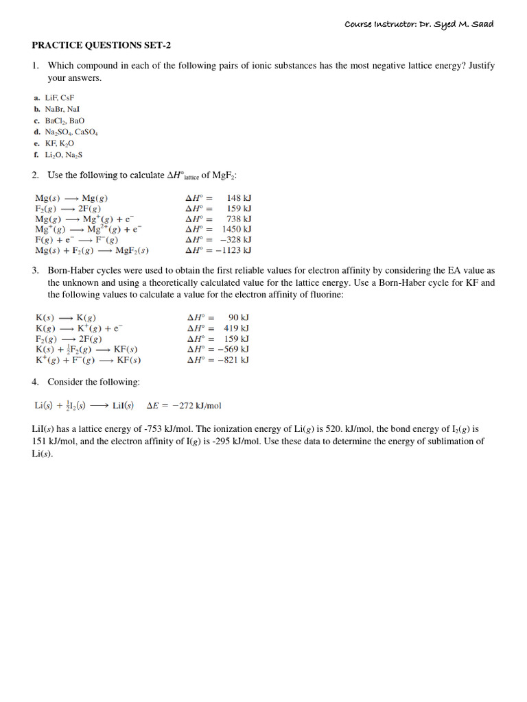 Practice Questions Set-2 | PDF Practice Questions Set-2 | PDF