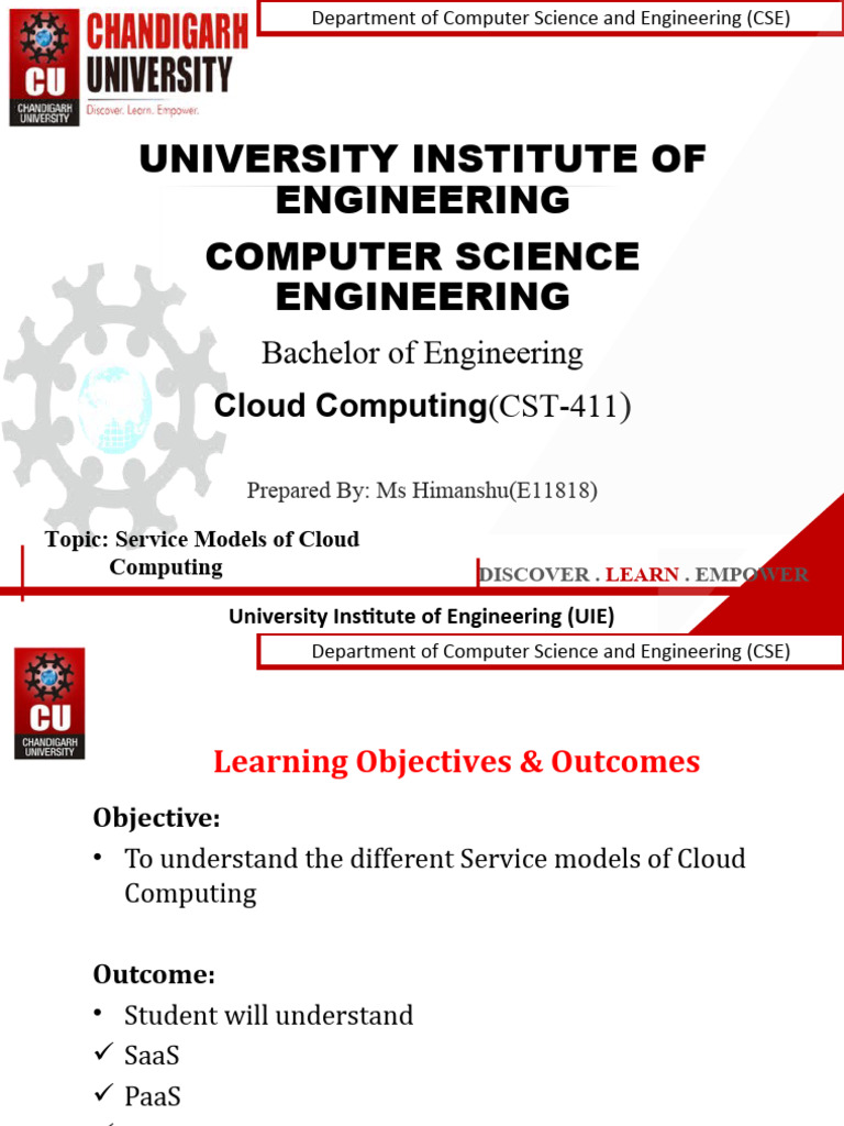 2.1,2.2-Service Models of Cloud Computing | PDF | Software As A Service | Platform As A Service
