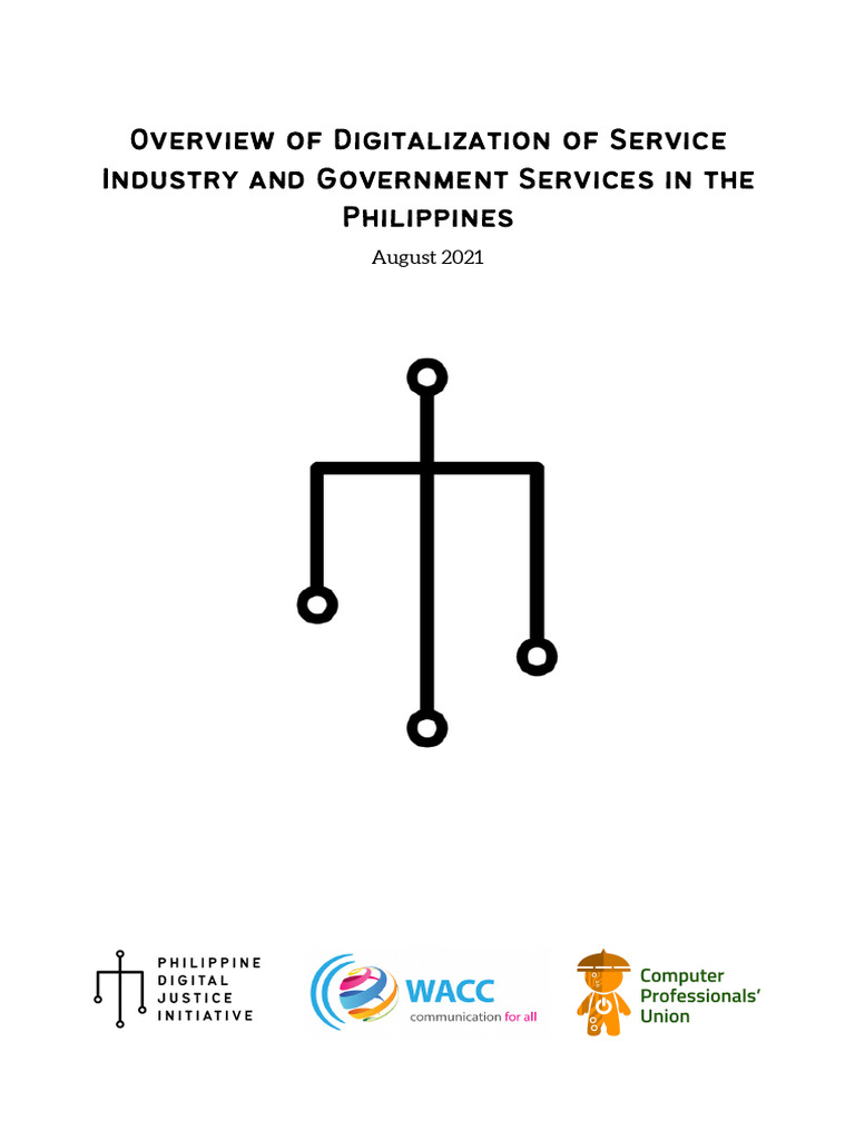 Digitalization in Philippine Services | PDF | E Government | Retail