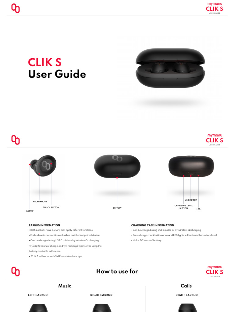 CLIK S User Guide | PDF