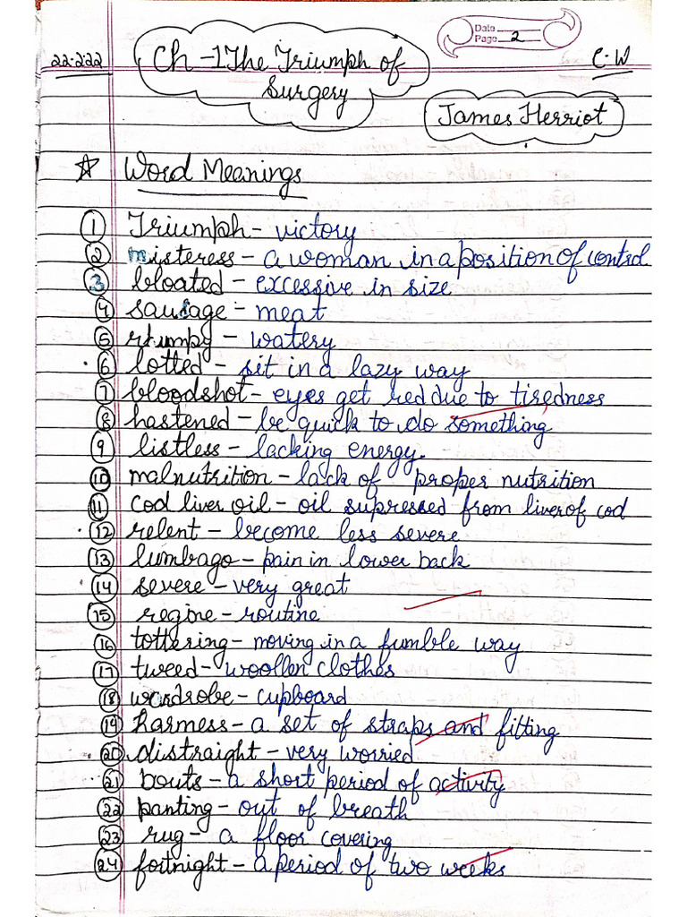 English Notebook | PDF