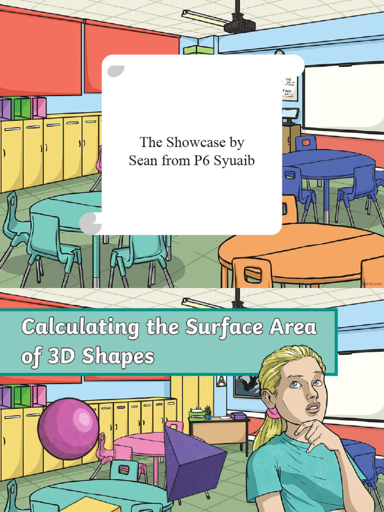 Sean Ms 39 Total Surface Area of 3d Shapes | PDF