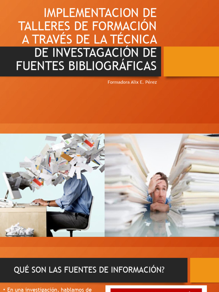 Implementacion de Talleres de Formación A Través de Busquedas Bibliograficas | PDF | Acceso ...