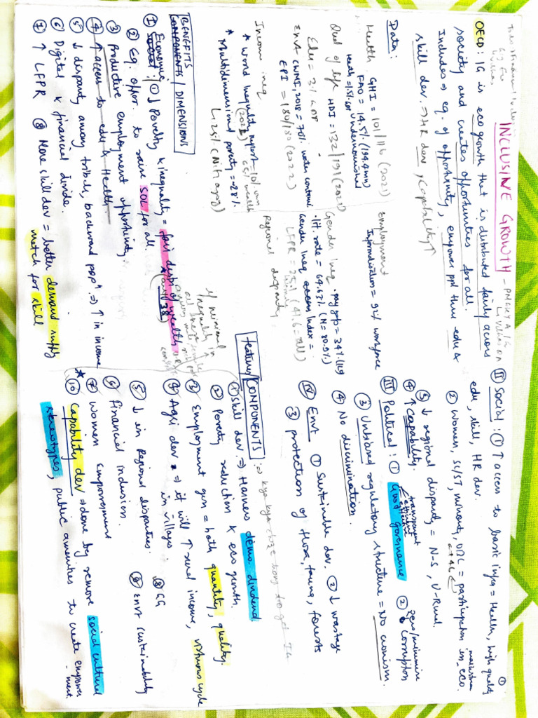 Economic Notes Part 1 | PDF