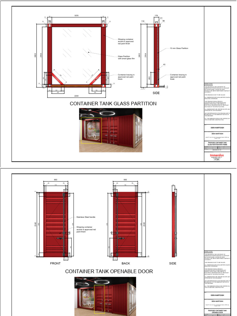 DH - Container Wall Cladding With Smart Glass | PDF
