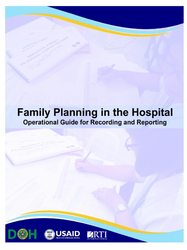 Hospital Family Planning Reporting Guide | PDF | Family Planning ...