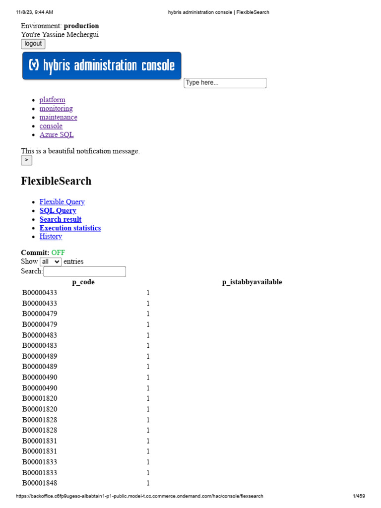 Hybris Administration Console - FlexibleSearch | PDF | Data | Software Design