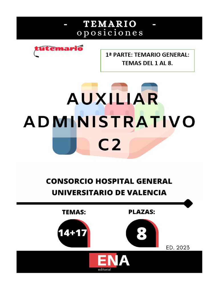 VISTA PRELIMINAR TEMARIO AUXILIAR ADMINISTRATIVO CHGUV ED. 2023 1a PARTE | PDF | Gobernancia ...