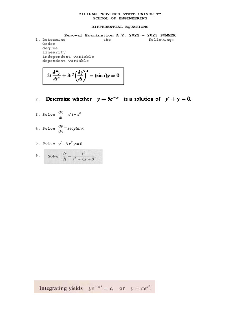 REMOVAL | PDF | Equations | Applied Mathematics