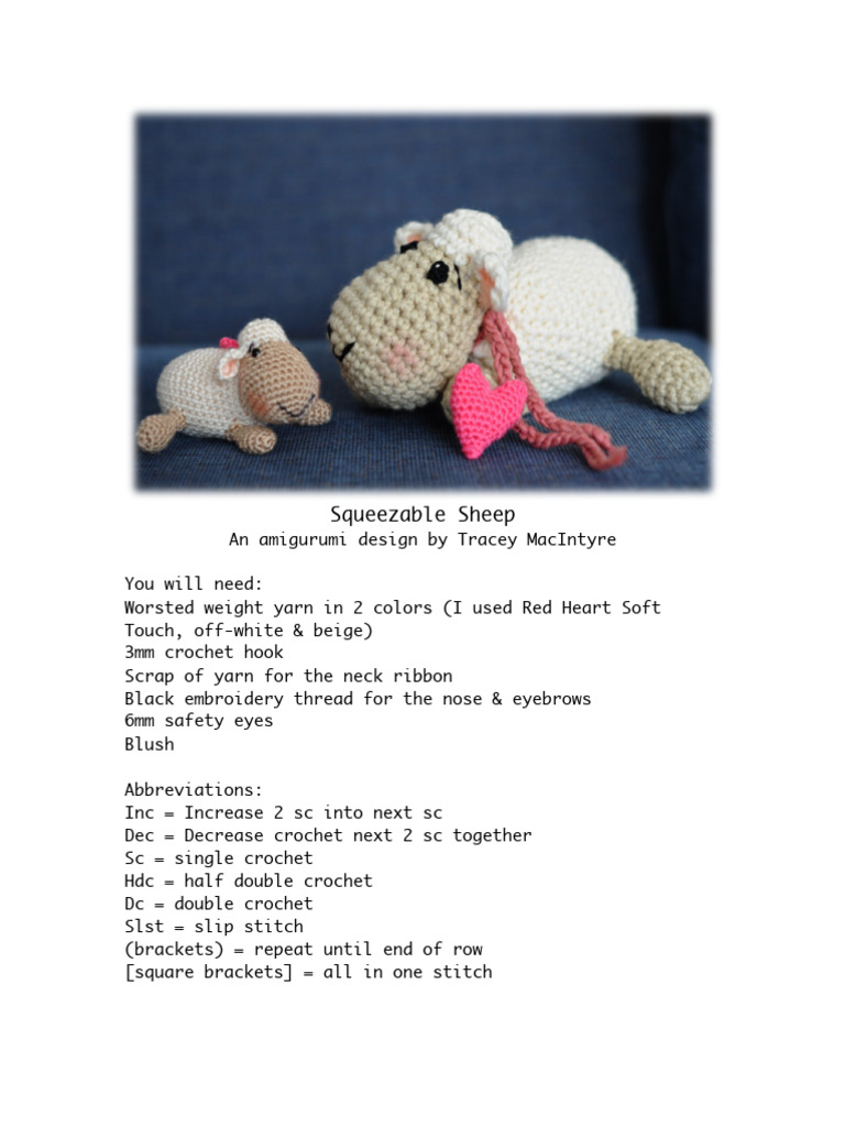 Squeezable Sheep | PDF | Teaching Methods & Materials | Home & Garden