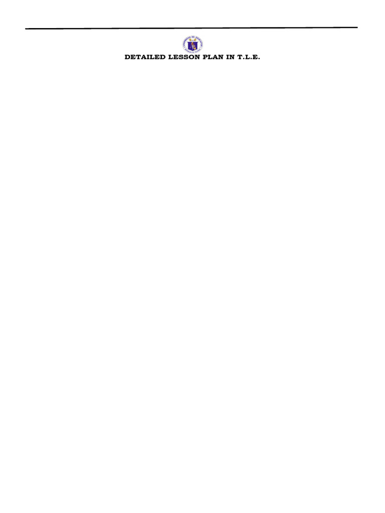 Tle Cookery (Proper Storing of Sandwich) | PDF | Learning | Lesson Plan